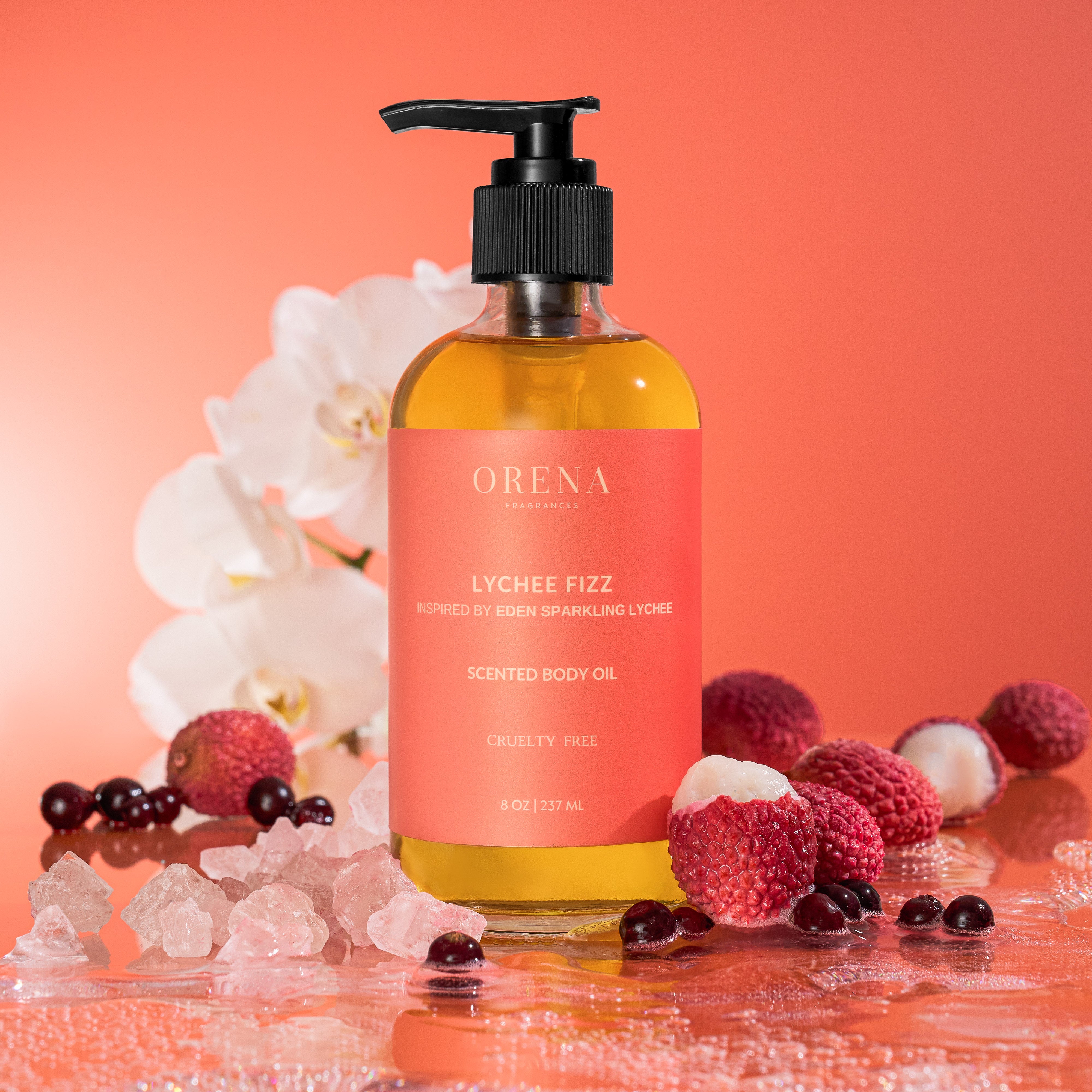 LYCHEE FIZZ BODY OIL – Orena Fragrances