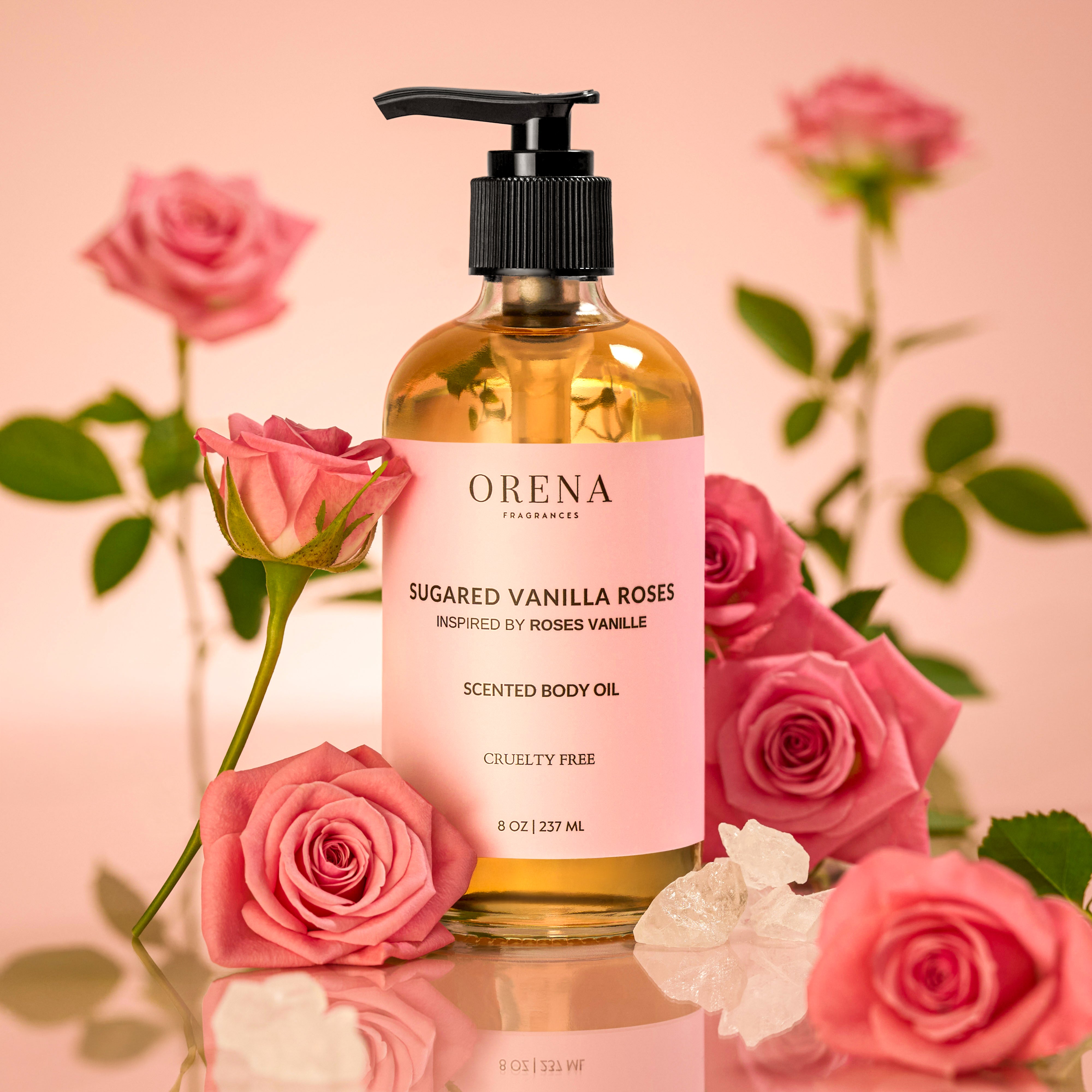 SUGARED VANILLA ROSES BODY OIL – Orena Fragrances