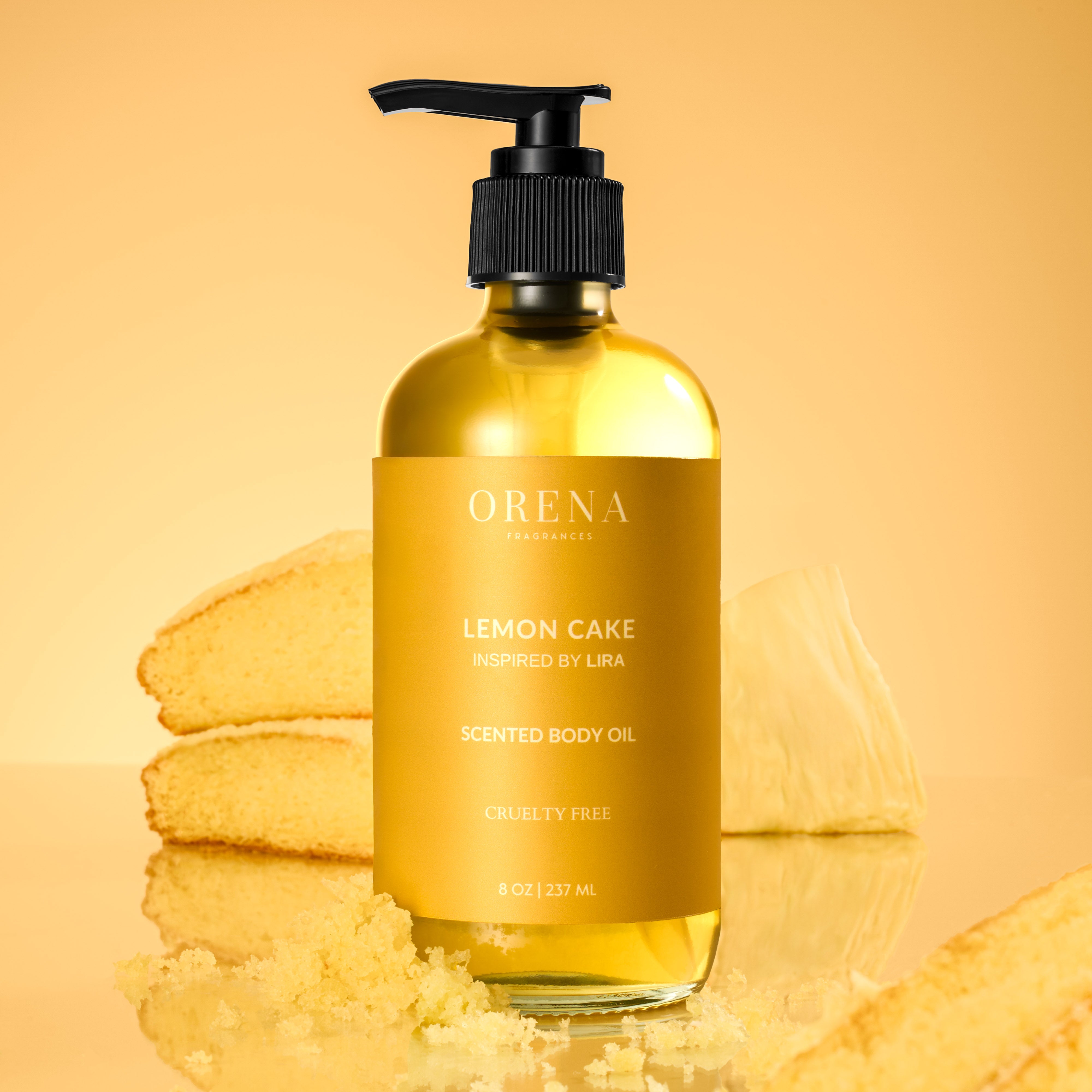 LEMON CAKE BODY OIL – Orena Fragrances